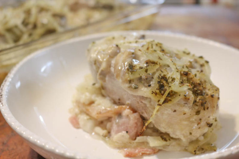 Cheshire Pork, Bacon, and Rice Bake – Soul-Full Sisters